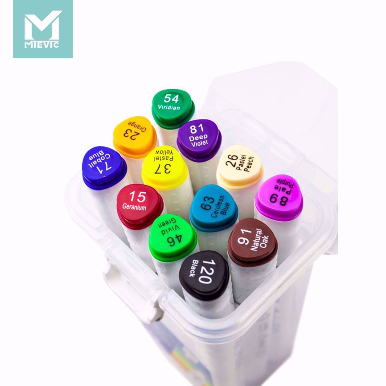 Mievic | Makeup and Cosmetics Online | 12 color double tip marker pen