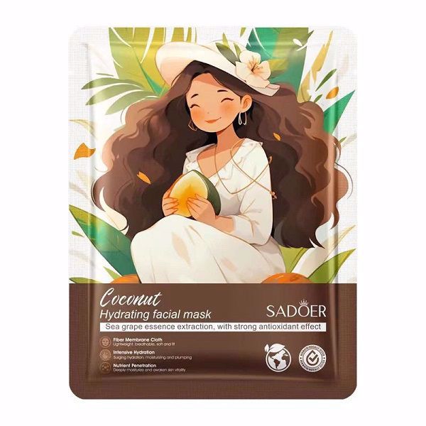 Mievic | Makeup and Cosmetics Online | Sadoer Coconut Hydrating Facial Mask